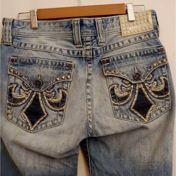 Affliction | Jeans | Affliction By Buckle Womens Black Premium Blake ...